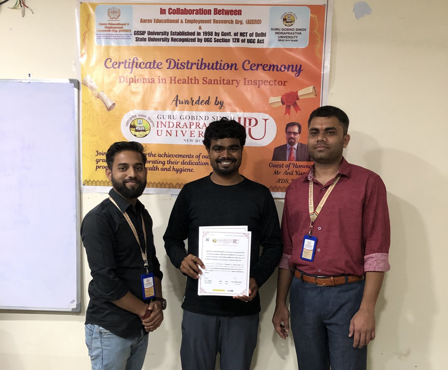 Health Sanitary Inspector Certificate | AEERO