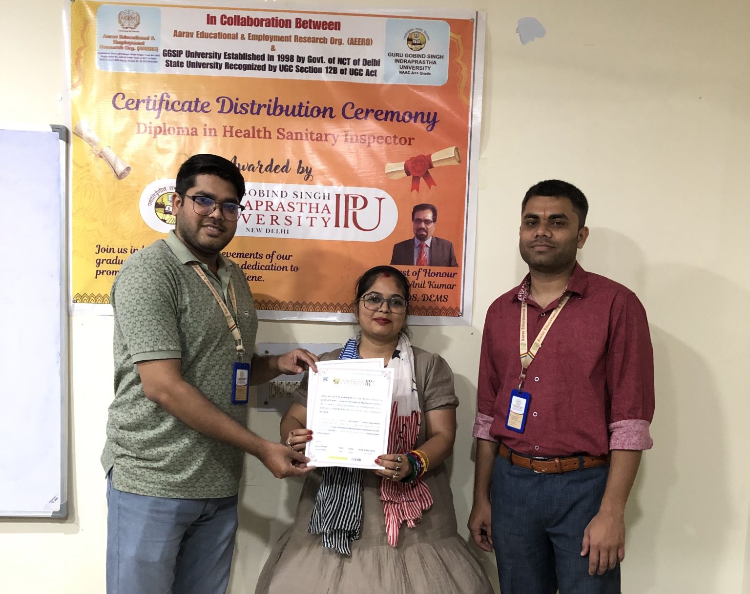 Health Sanitary Inspector Certificate | AEERO