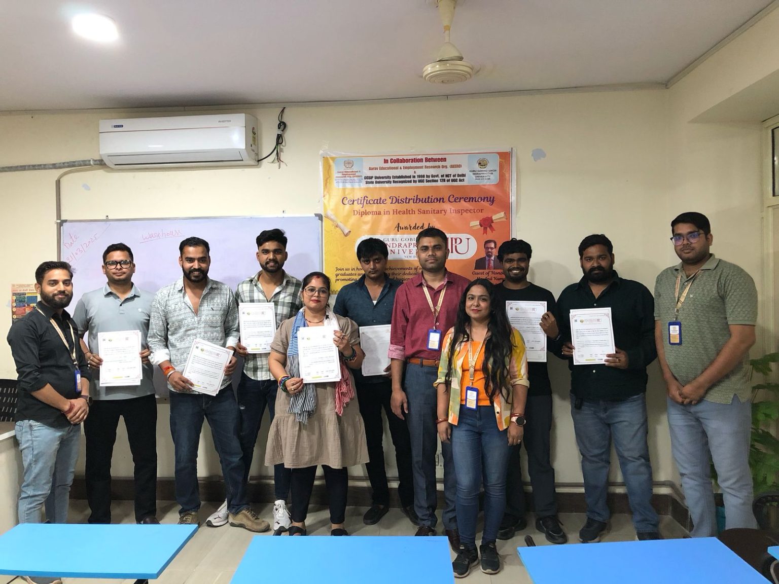 Health Sanitary Inspector Certificate | AEERO